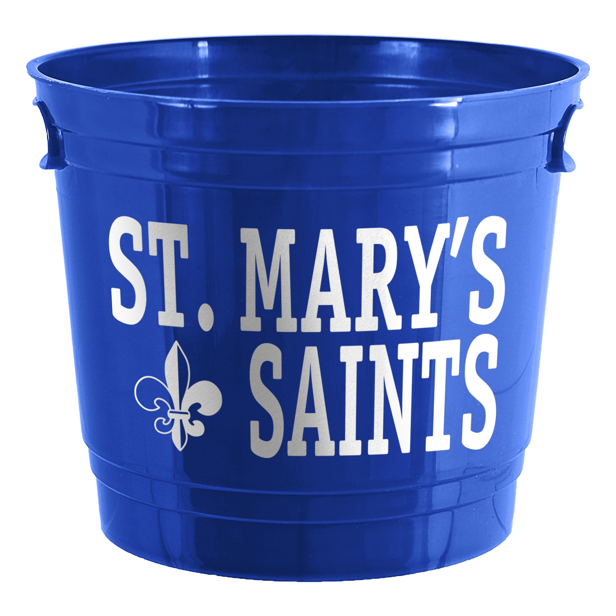 Plastic Spirit Buckets – The Fleur, Home of your St. Mary's GEAR!